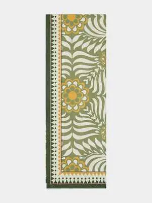 La DoubleJ Tudor Light Linen Tablecloth - Green