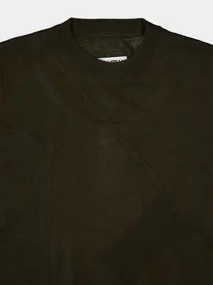 MAISON MARGIELA Asymmetric Crewneck Virgin Wool Sweater