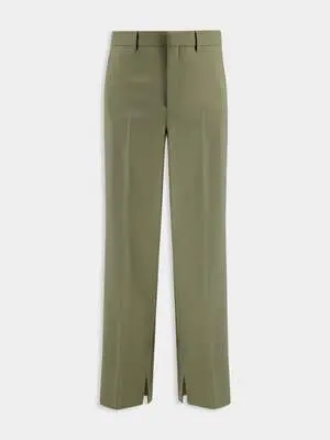 Gucci Wool Gabardine Trousers - Green
