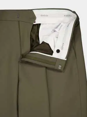 Gucci Wool Gabardine Trousers