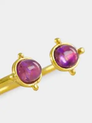 Sylvia Toledano Gold Holis Bracelet With Amethyst - Purple