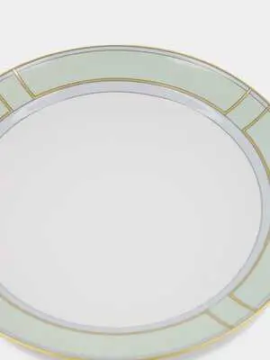 GINORI 1735 Verde Diva Flat Plate - Green