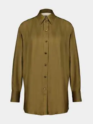 Zimmermann Silk Button-up Shirt - Green