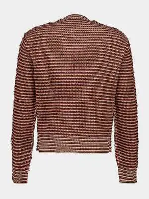 Marni Striped Mohair Wool Crewneck
