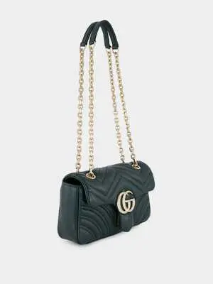 Gucci Gg Marmont Small Shoulder Bag - Green