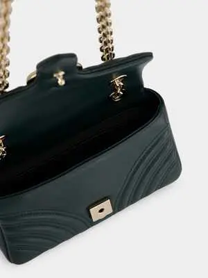 Gucci Gg Marmont Small Shoulder Bag - Green