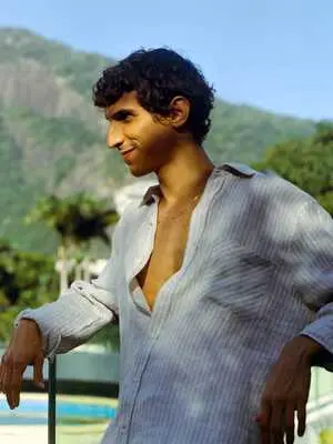 Frescobol Carioca Khaki Striped Linen Button-up Shirt