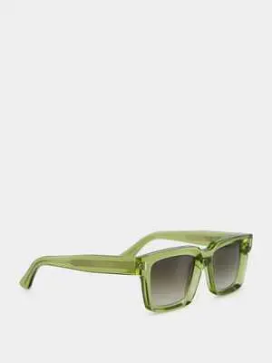 CUTLER AND GROSS 1386 Square Sunglasses - Green