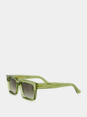 CUTLER AND GROSS 1386 Square Sunglasses - Green