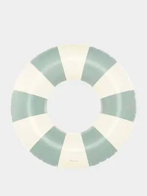 PETITES POMMES Striped Swim Ring - Green