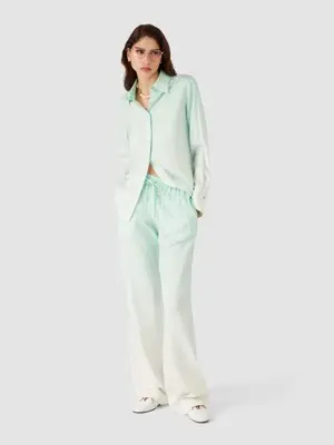 Casablanca Gradient Monogram Jacquard Trousers - Green