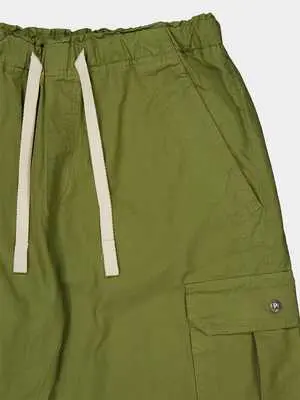 Palm Angels Army Cargo Pants With Curved Logo
