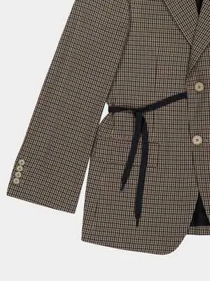 Balenciaga Wrap Tailored Jacket - Green