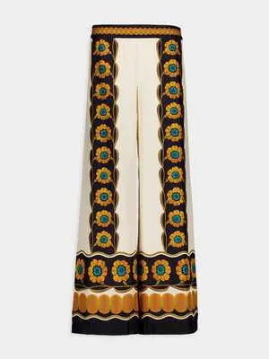 La DoubleJ Printed Palazzo Pants - Multicolour