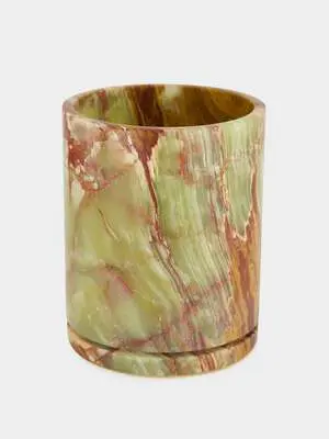 ZACONI Large Onyx T-light Holder - Green