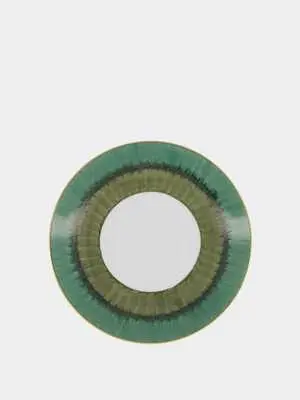 MARIE DAAGE Coupe Aloe Dessert Plate - Green