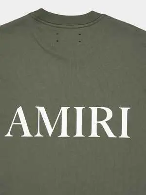 Amiri Dark Sage Core Logo T-shirt - Green