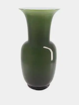 VENINI Venini Opalino 42 Glass Vase Green