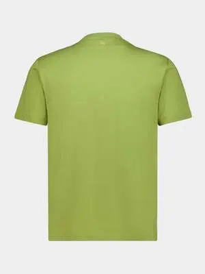Ami Matcha De Coeur Cotton T-shirt - Green