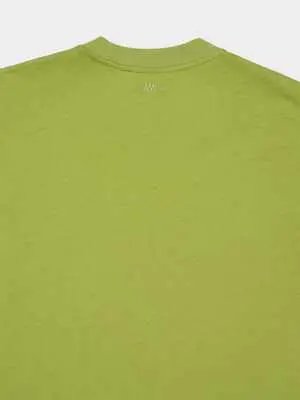 Ami Matcha De Coeur Cotton T-shirt - Green