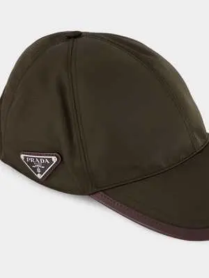 Prada Camouflage Speedrock Re-nylon Baseball Cap - Green