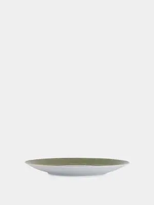 MARIE DAAGE Panache Coupe Salad/dessert Plate - Green