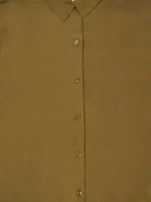 PAULA Ametista Fir Silk Shirt - Green