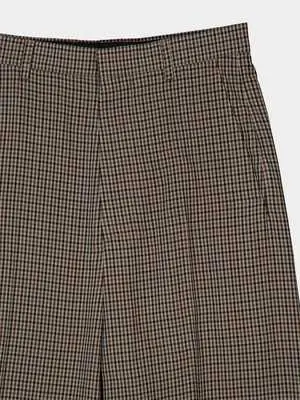 Balenciaga Checked Tailored Trousers - Green