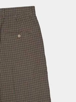 Balenciaga Checked Tailored Trousers - Green