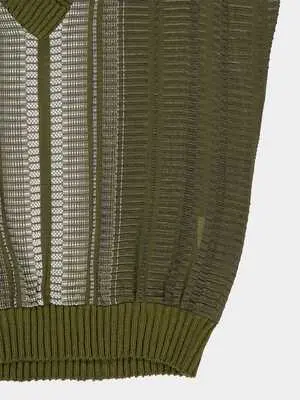 Zeus+dione Syros V-neck Silk Wool Top