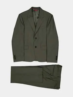 Gucci Dark Wool Suit - Green
