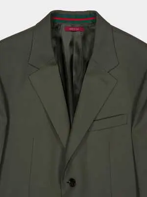 Gucci Dark Wool Suit - Green