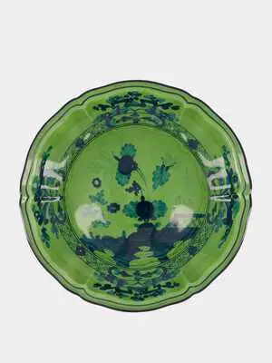 GINORI 1735 Oriente Italiano Porcelain Fruit Holder - Green