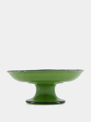 GINORI 1735 Oriente Italiano Porcelain Fruit Holder - Green