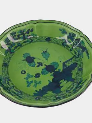 GINORI 1735 Oriente Italiano Porcelain Fruit Holder - Green