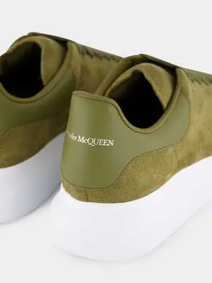 Alexander McQueen Oversized Suede Sneakers - Green