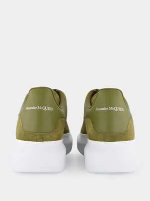 Alexander McQueen Oversized Suede Sneakers - Green