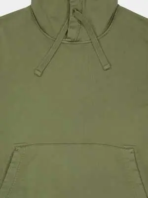 Stone Island Organic Cotton Fleece Garment-dyed Hoodie