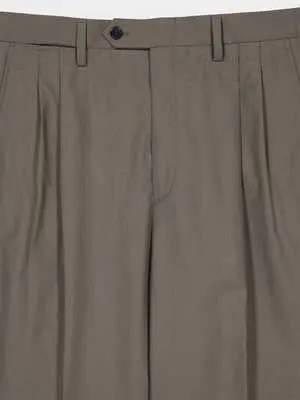 Prada Wide-leg Wool Trousers