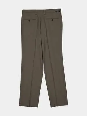 Prada Wide-leg Wool Trousers