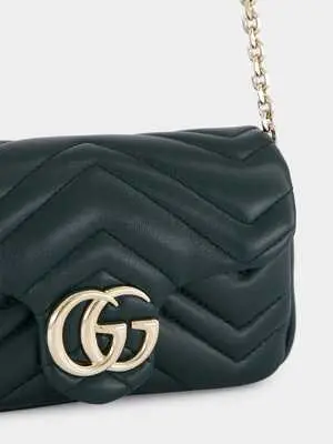 Gucci Gg Marmont Mini Leather Shoulder Bag