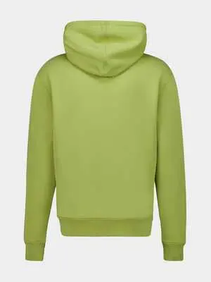AMI Paris De Coeur Hooded Sweatshirt - Green