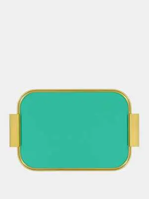 KAYMET Ribbed Tray - Gold