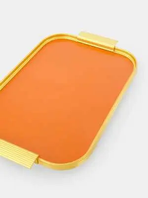 KAYMET S14 Ribbed Tray - Gold