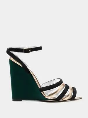 La DoubleJ Tones Wedge Sandals - Gold