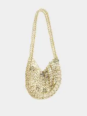 Rabanne 1969 Moon Metal Bag - Gold