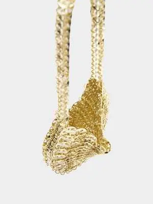 Rabanne 1969 Moon Metal Bag - Gold