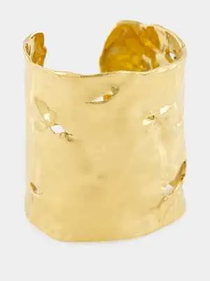 PAULA Smooth Organic Brass Cuff
