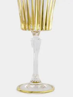 LES-OTTOMANS Gilded Crystal Goblet