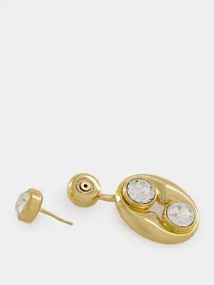 Amina Muaddi Iris Earrings